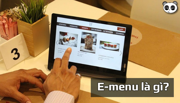 E-menu là gì? Lợi ích sử dụng menu điện tử trong quán Cafe